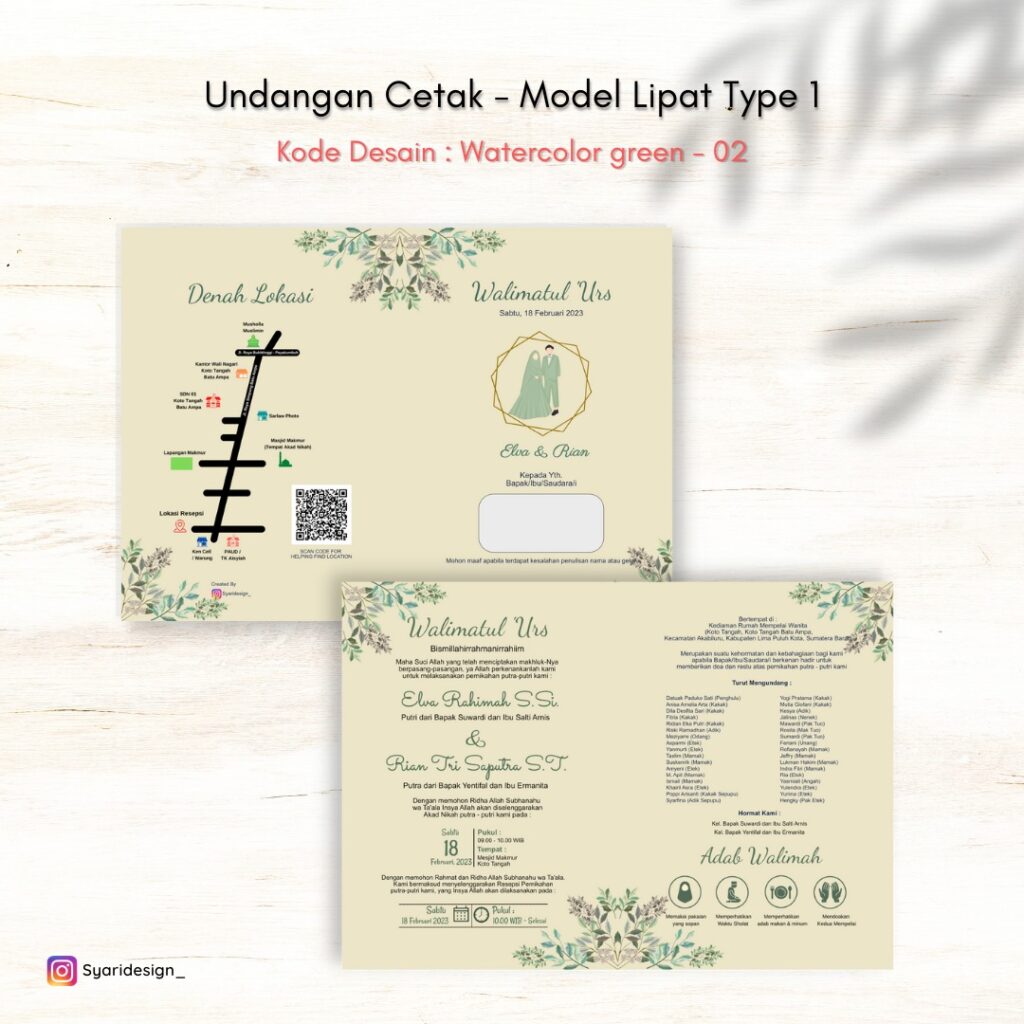 Katalog Undangan Cetak - Syari Design